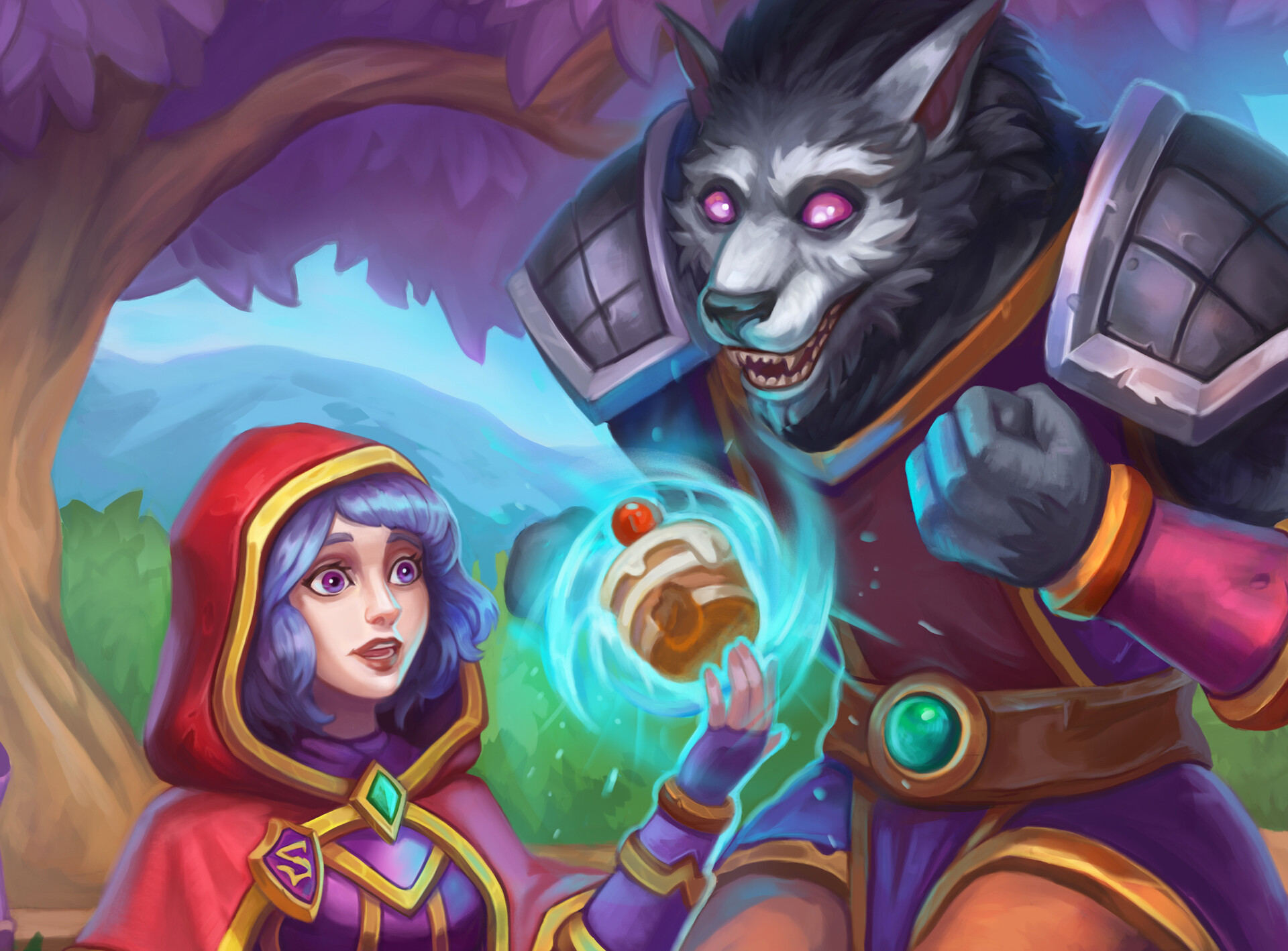 ArtStation - Little Red Cap and Wolf