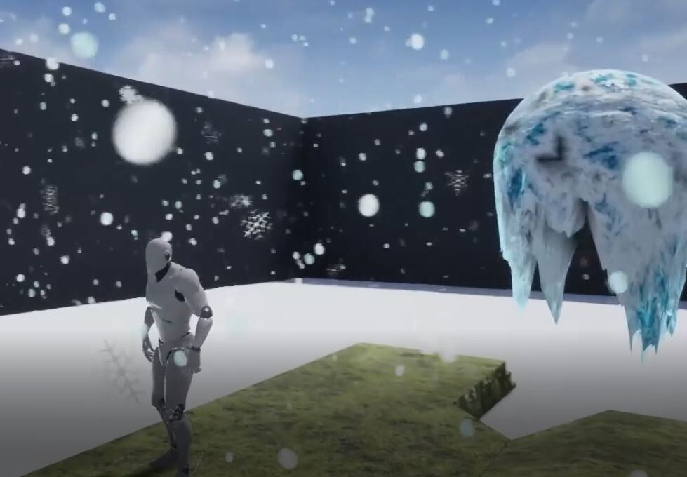 ArtStation - Interactable Snow Environment