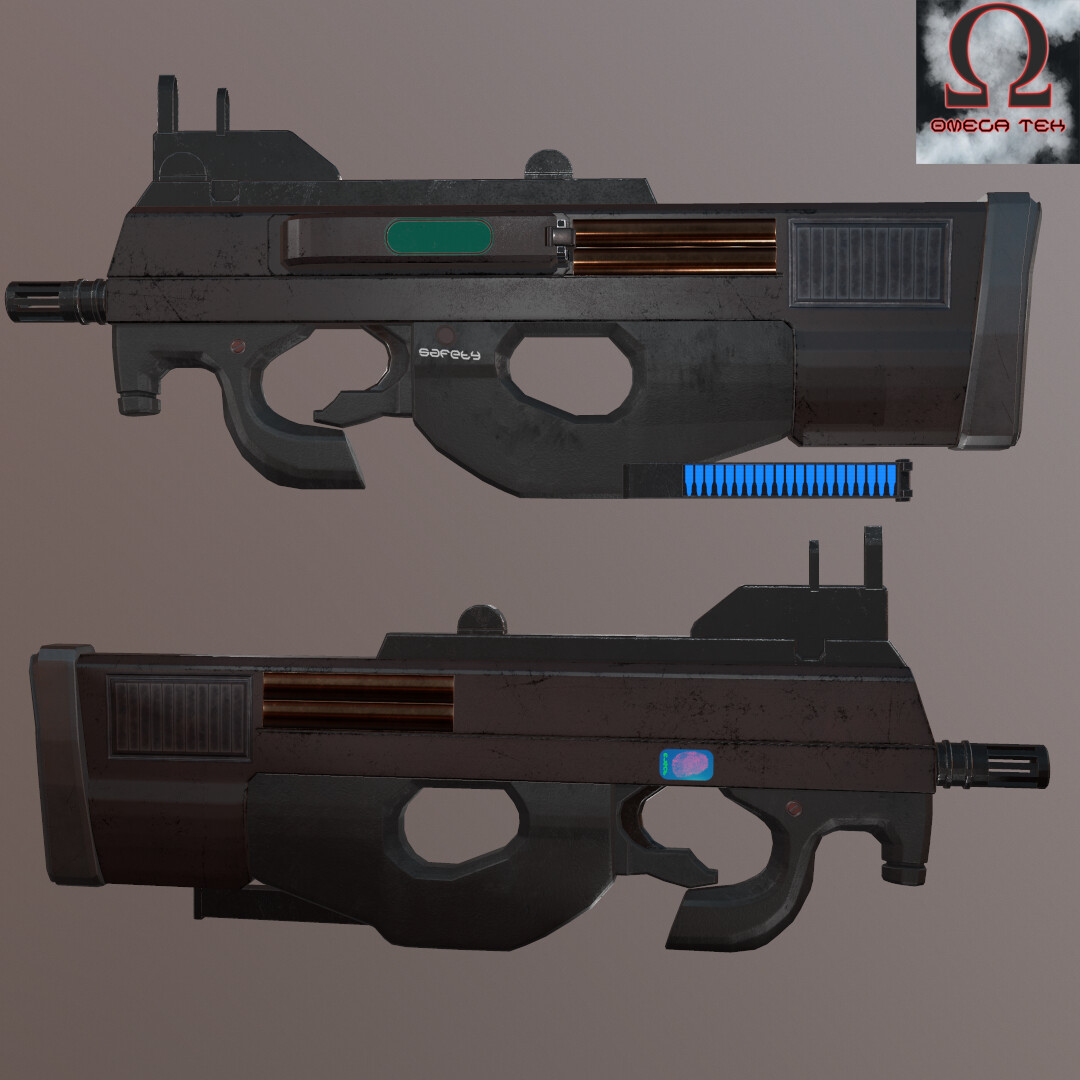 ArtStation - Omega Hydra Submachine Gun