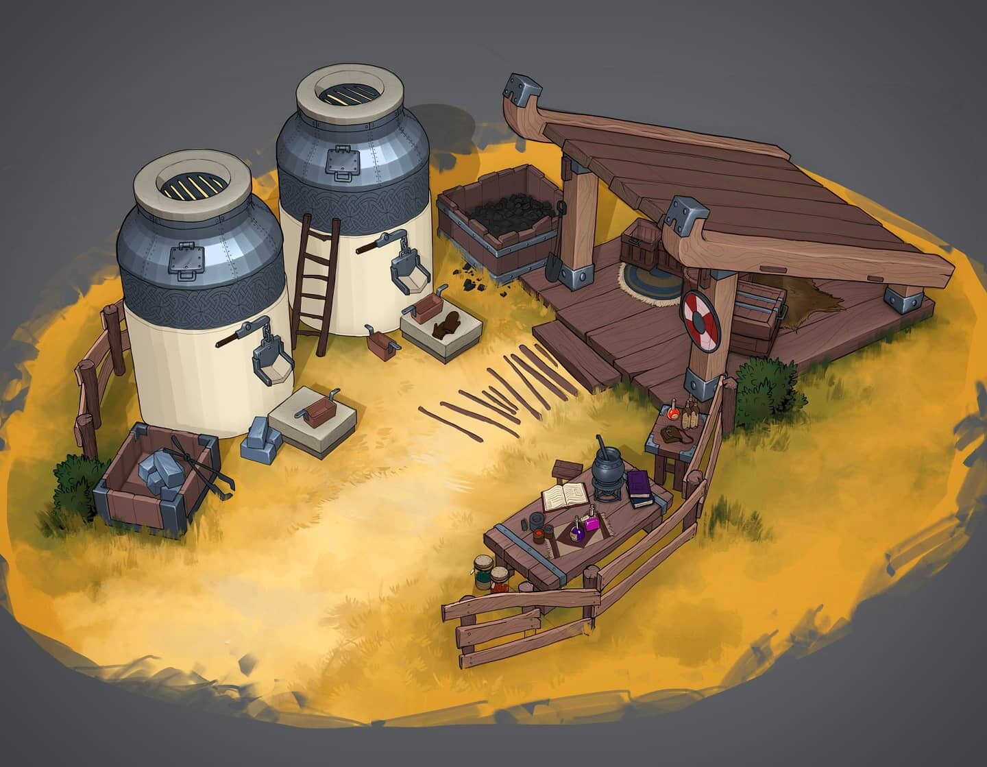 ArtStation - Structure concepts