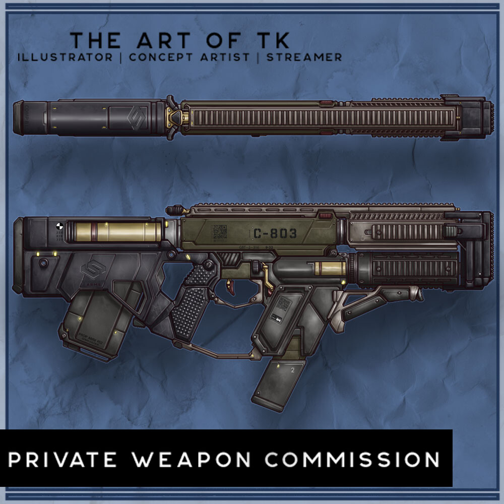 ArtStation - WEAPON PROTOTYPE DESIGN