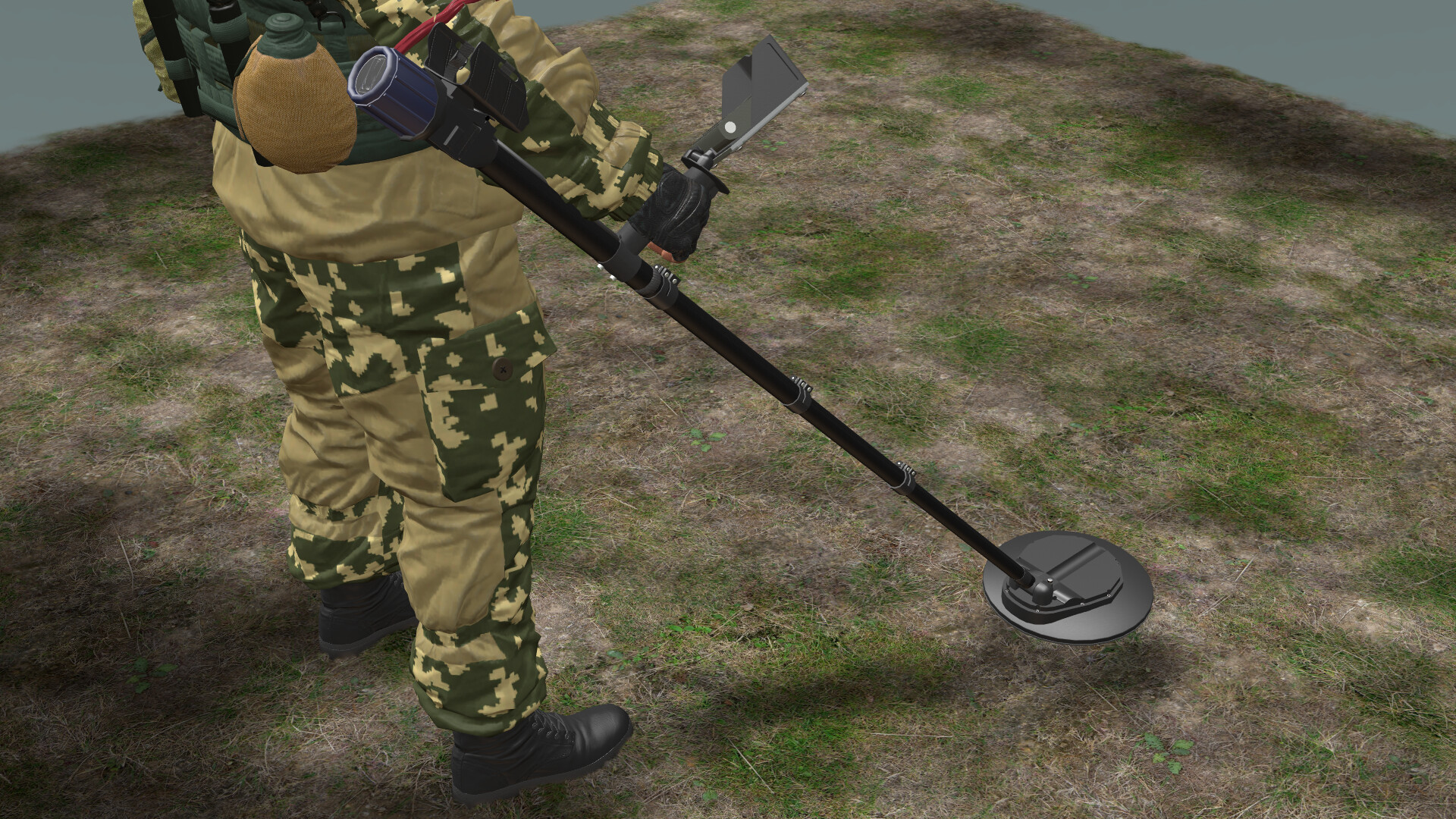 ArtStation - Metal detector preparing for the operation