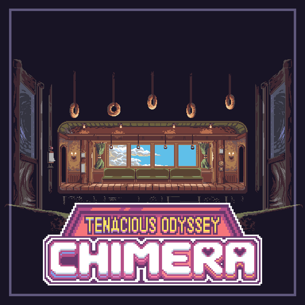ArtStation - Tenacious Odyssey: Chimera Pixel art - Train carriage A