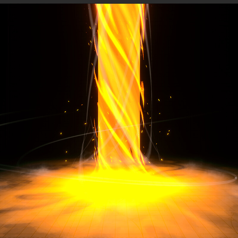 ArtStation - UNITY MAGIC BEAM VFX