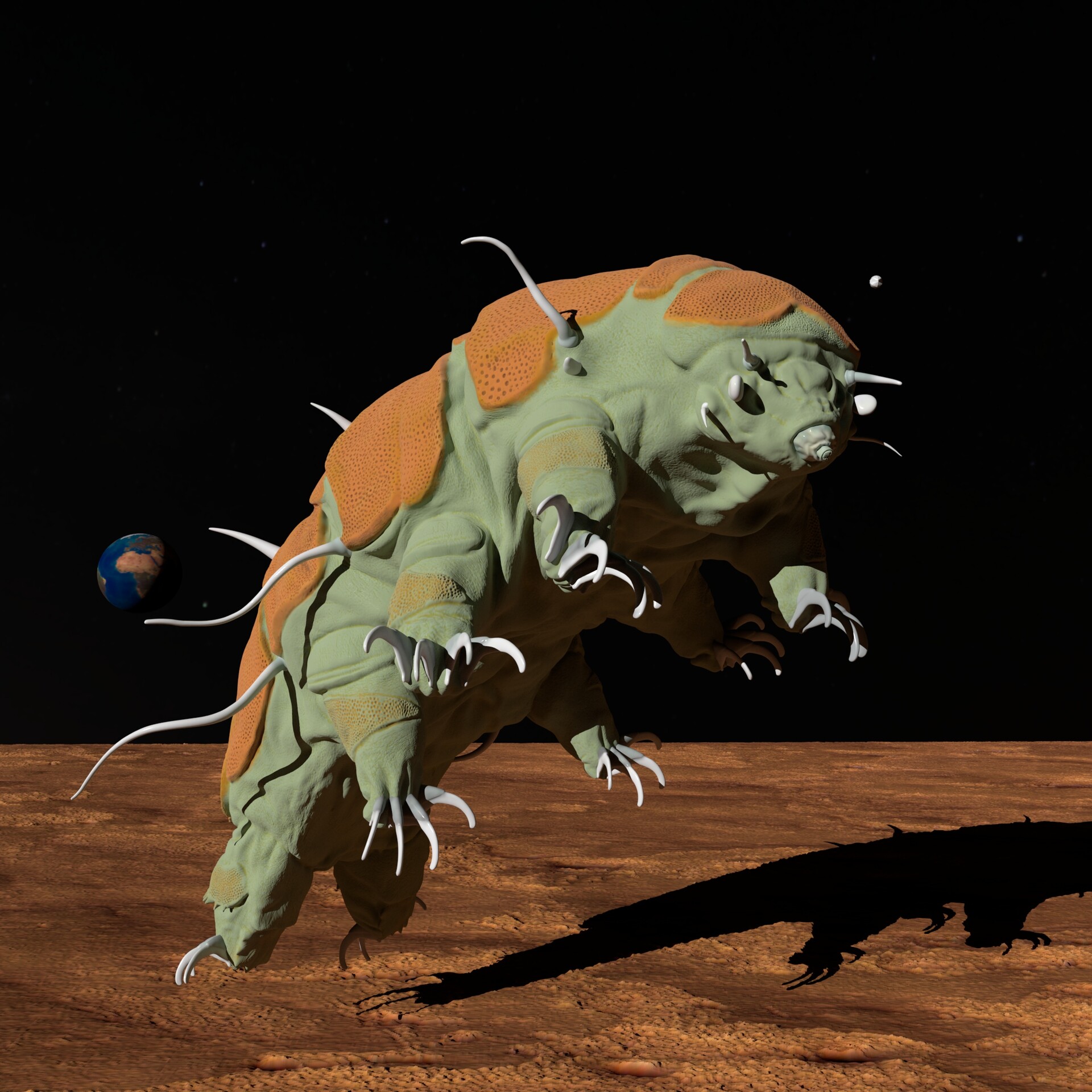 ArtStation - Life on Mars - tardigrade