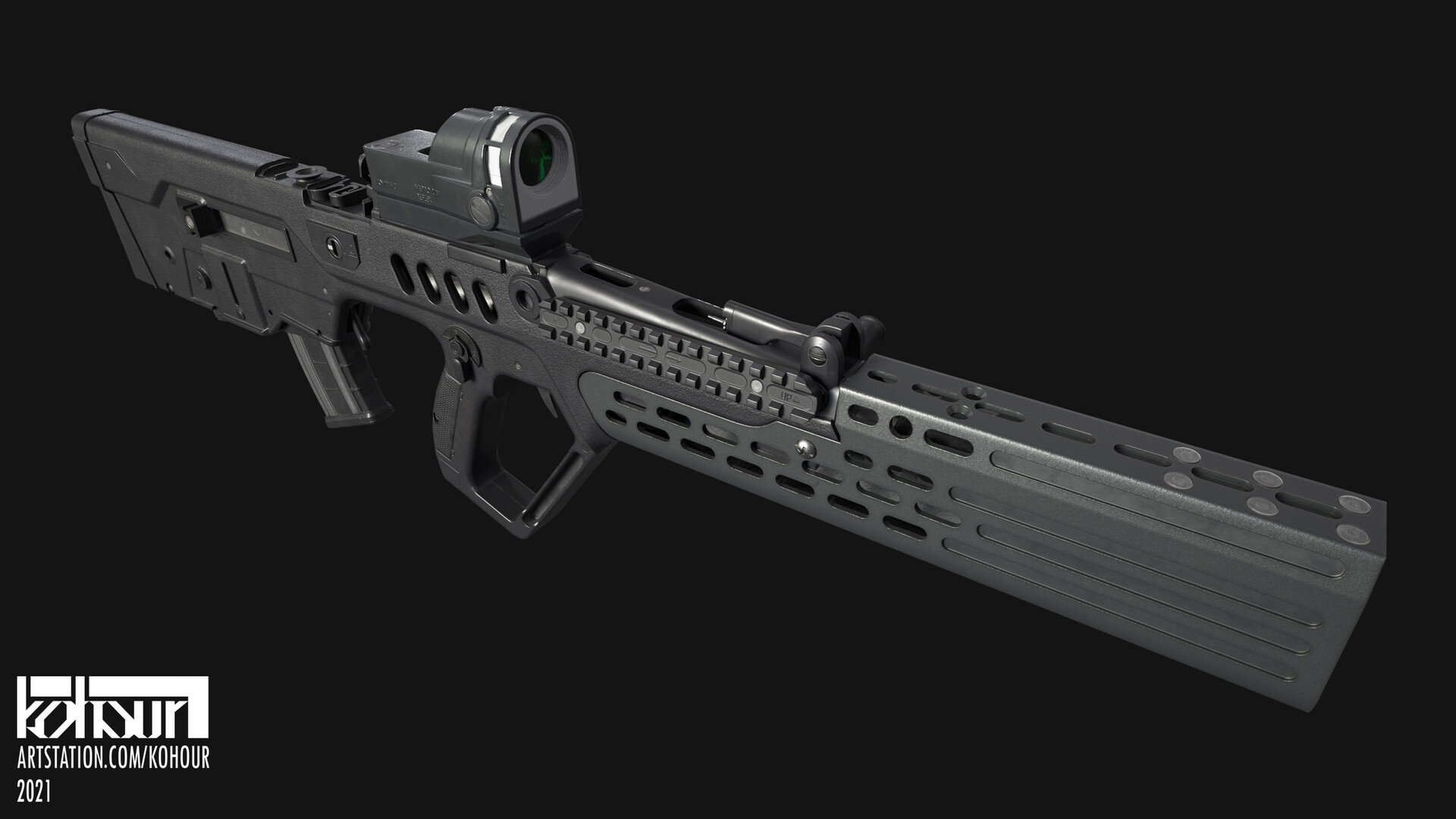 ArtStation - Custom IWI TAVOR SAR