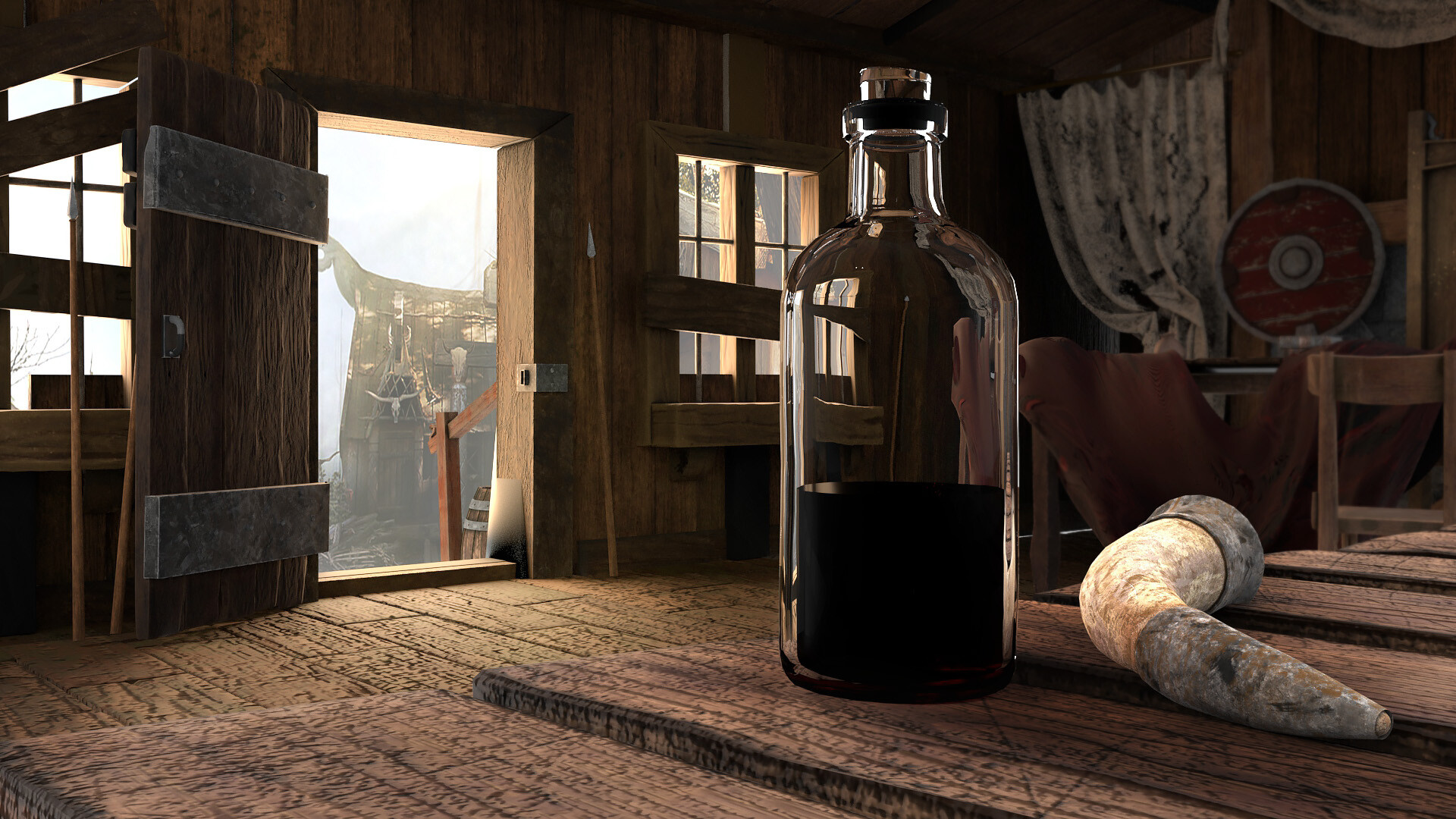 ArtStation - Medieval House Interior