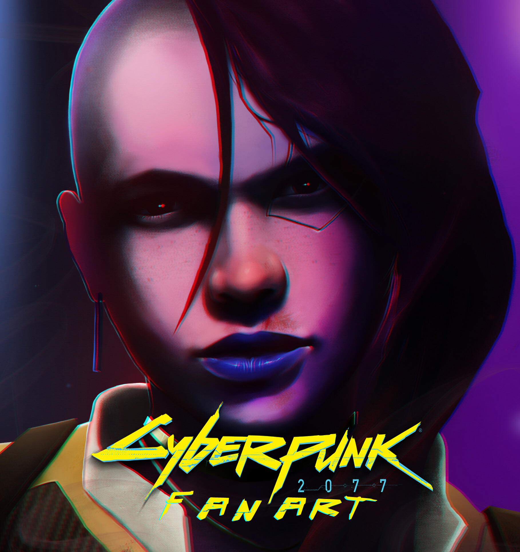 ArtStation - NETRUNNER - Cyberpunk 2077 fan art