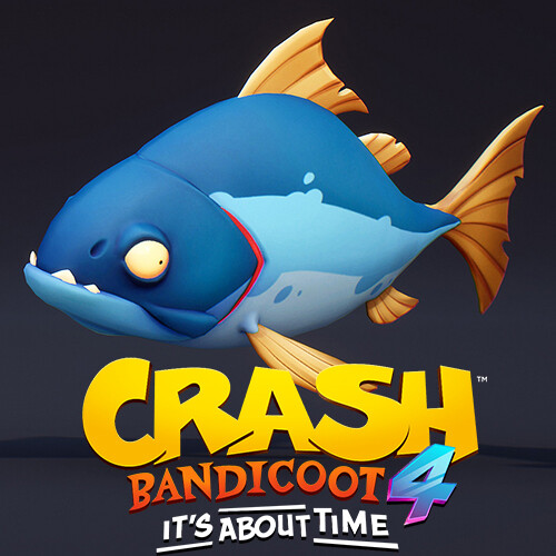 ArtStation - Dangerous Fishes ! - Crash Bandicoot 4 It's About Time