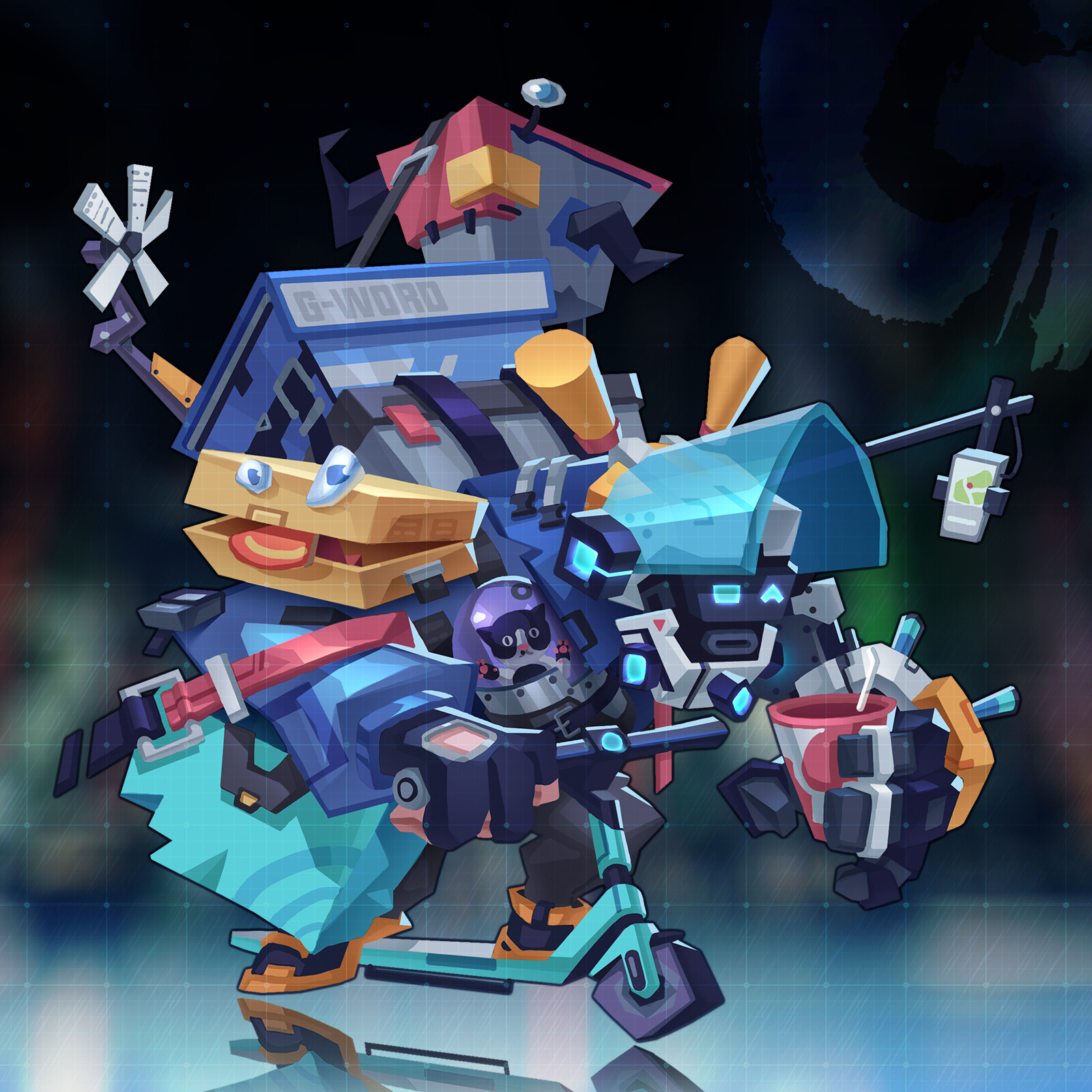 ArtStation - Cyber punk G-word