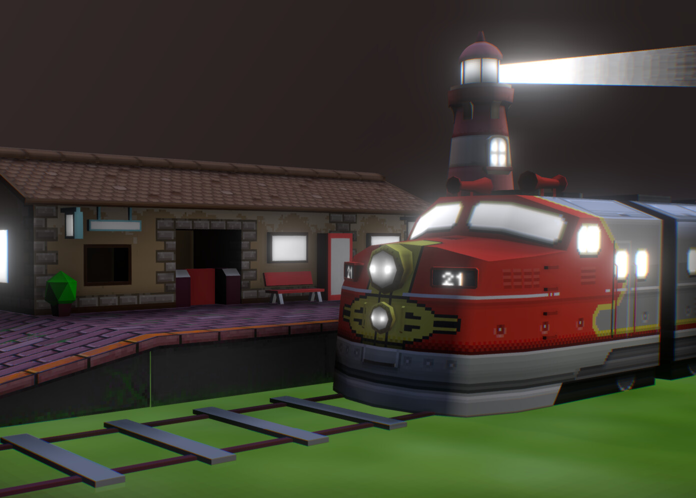 ArtStation - Station Stop Assets