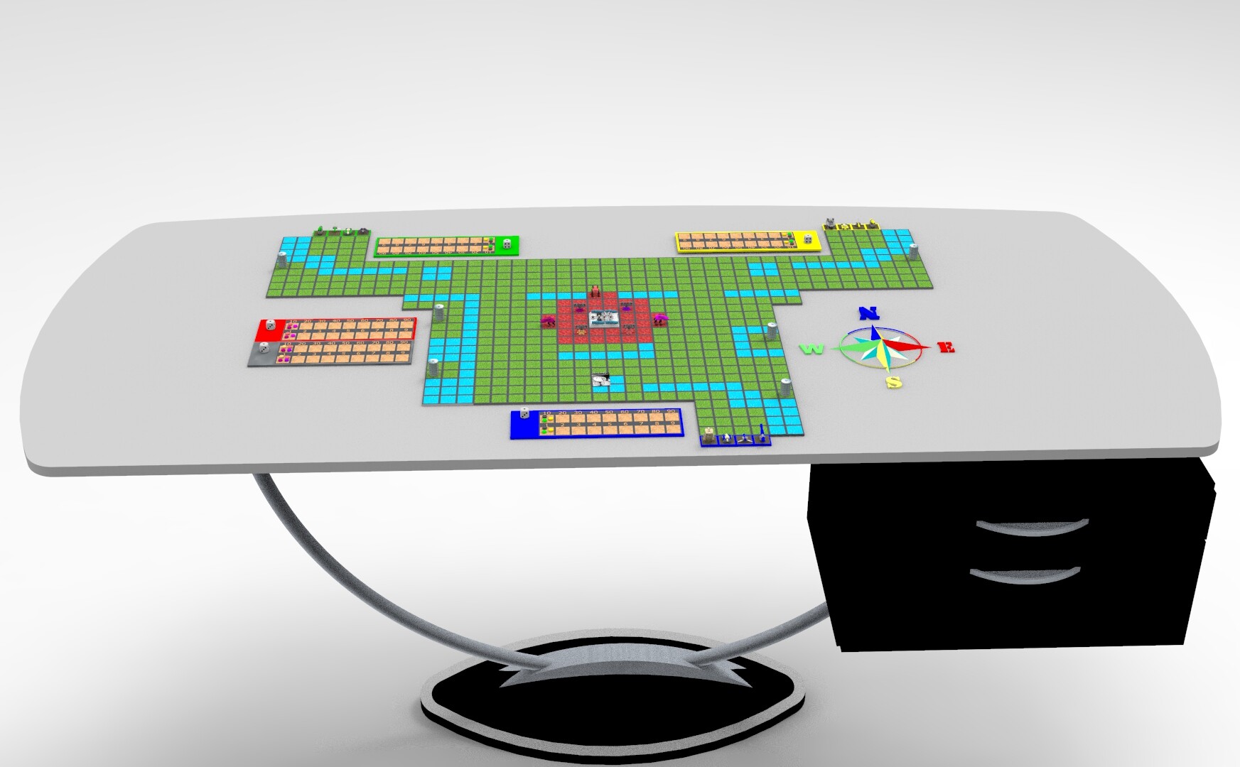 ArtStation - The board game "Battle of robots"