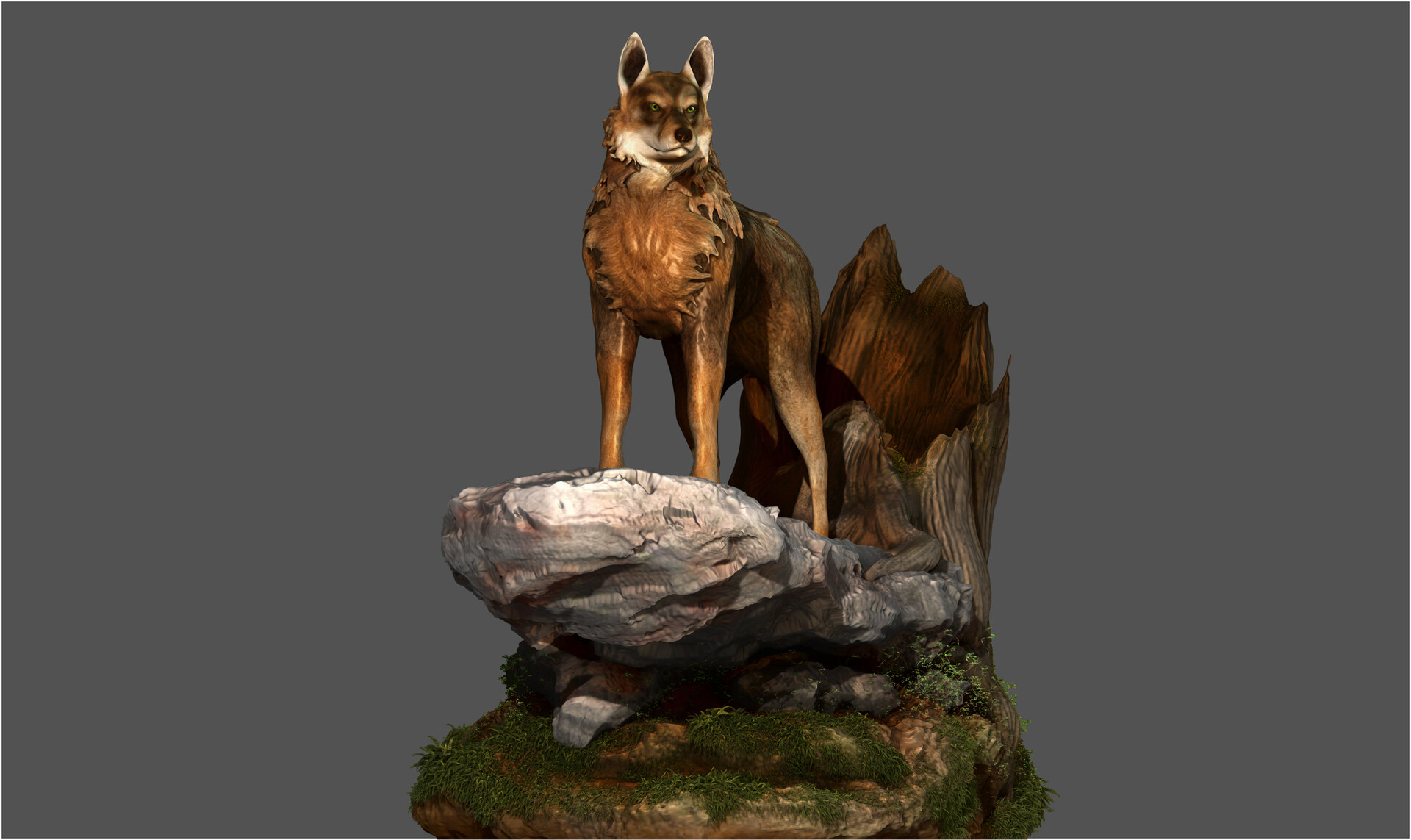 ArtStation - Akela the Wolf