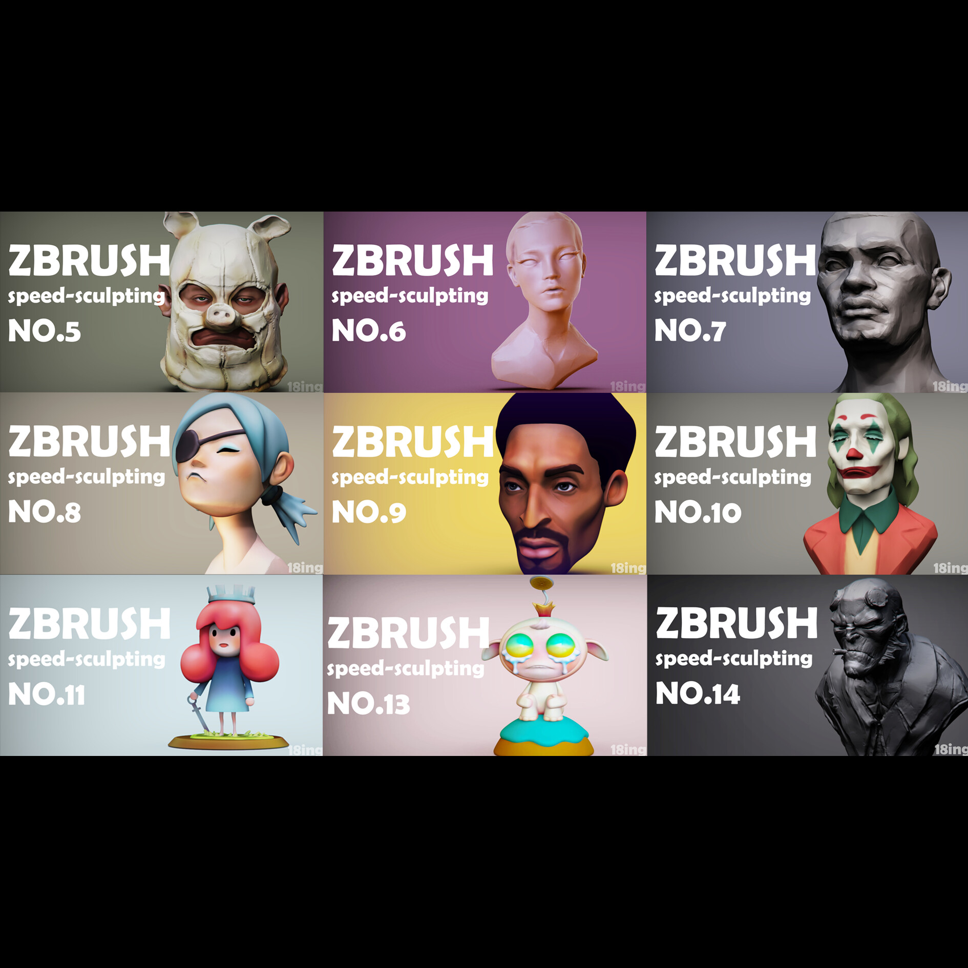 ArtStation - 2h-speed sculpting