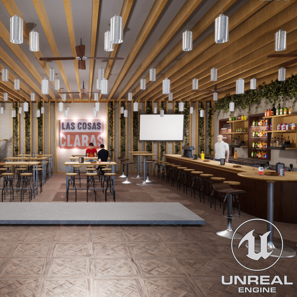 ArtStation - Bar (AR Environment)