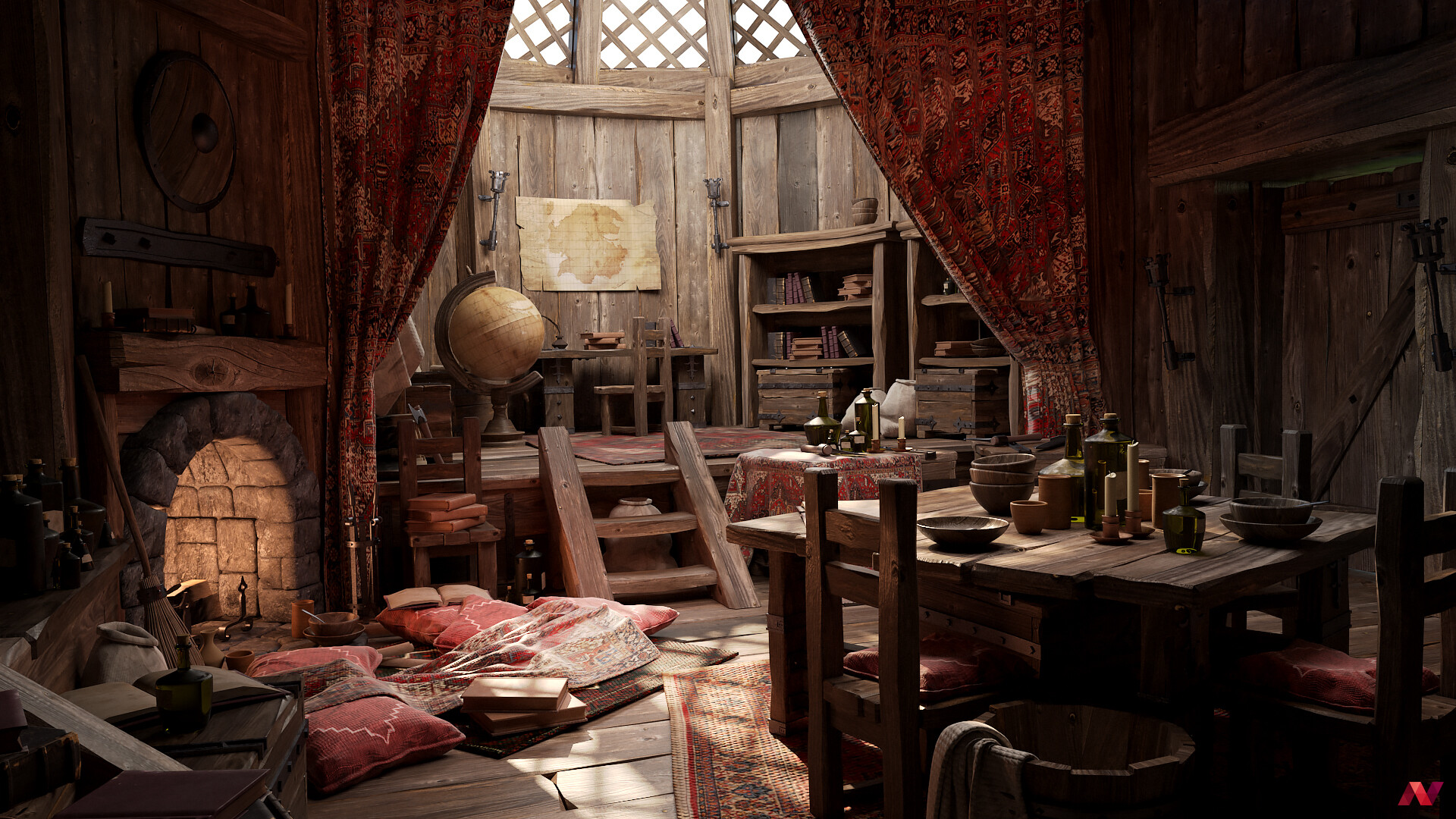 ArtStation - Medieval Interior