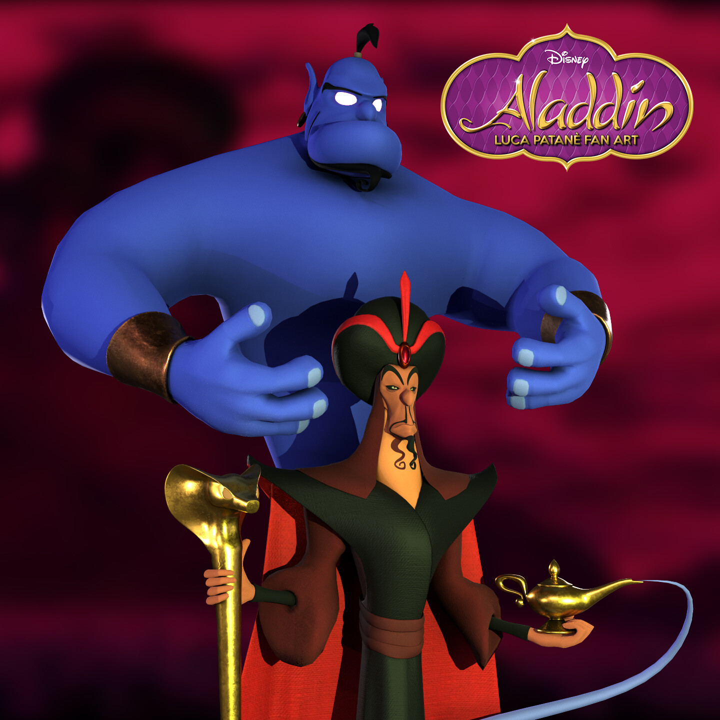 ArtStation - Jafar and Genie