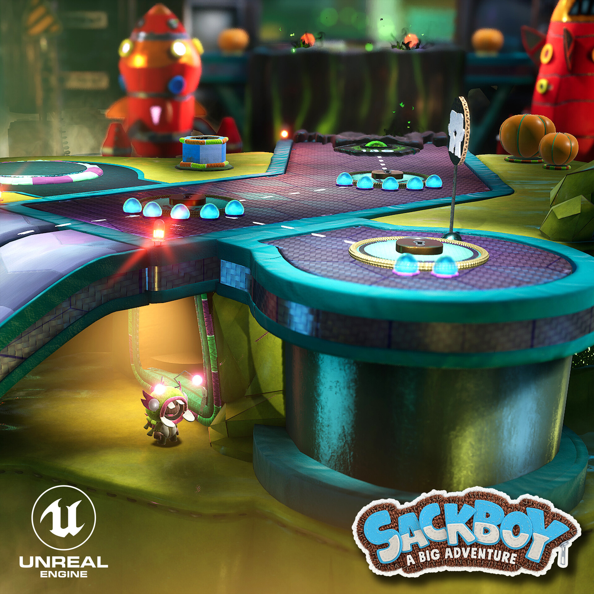 ArtStation - The Interstellar Junction - World Map - Sackboy: A Big ...