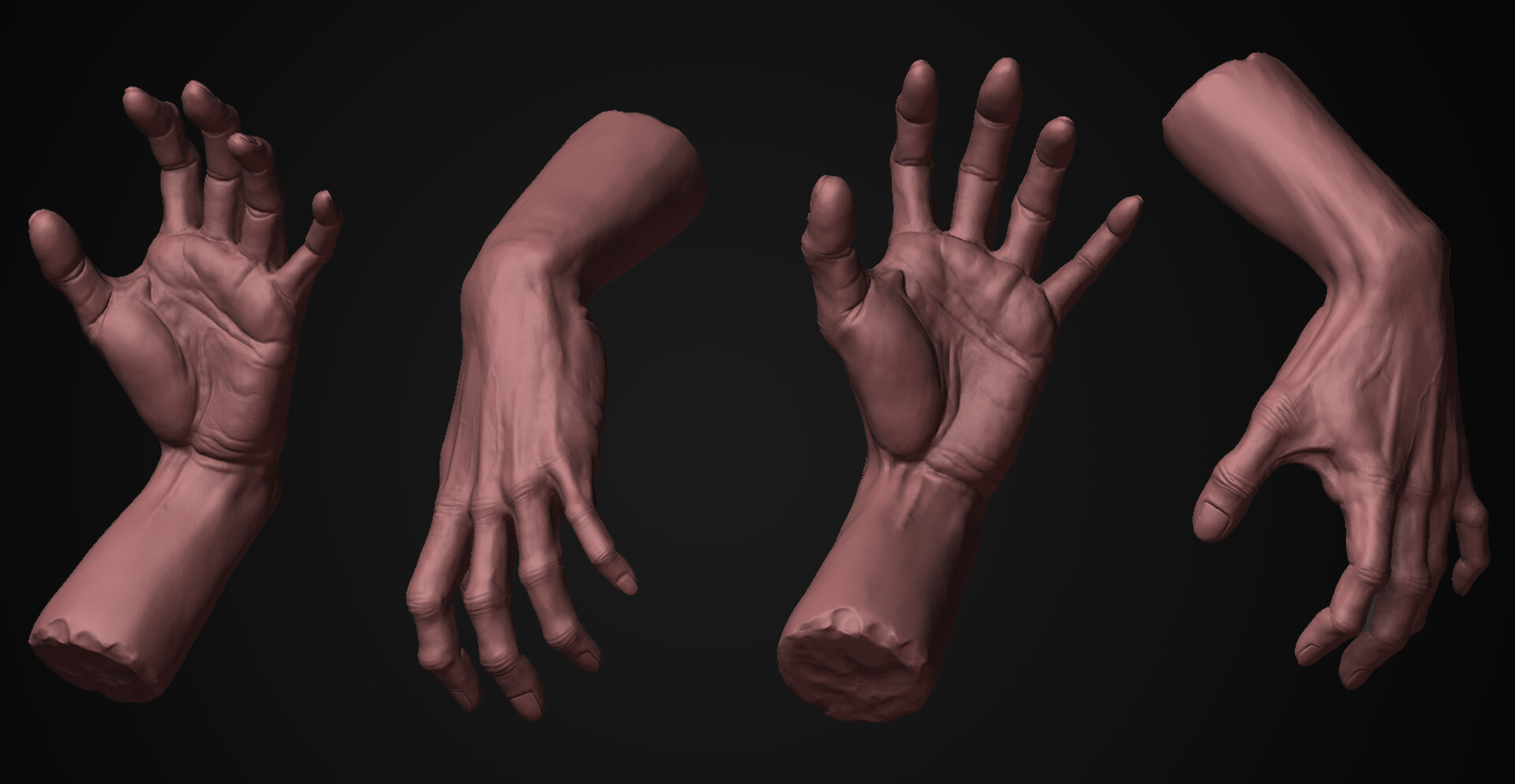 ArtStation - Hand anatomy practice