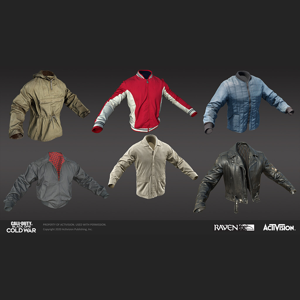 ArtStation - CALL OF DUTY Black Ops COLD WAR: Jackets