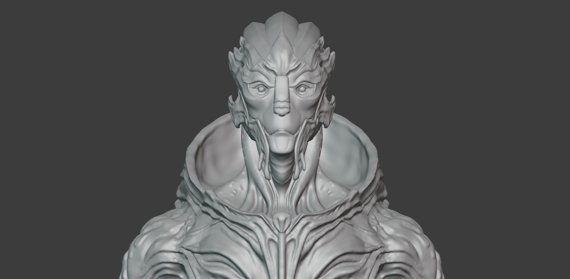 ArtStation - Turian Male Character - Sculpting