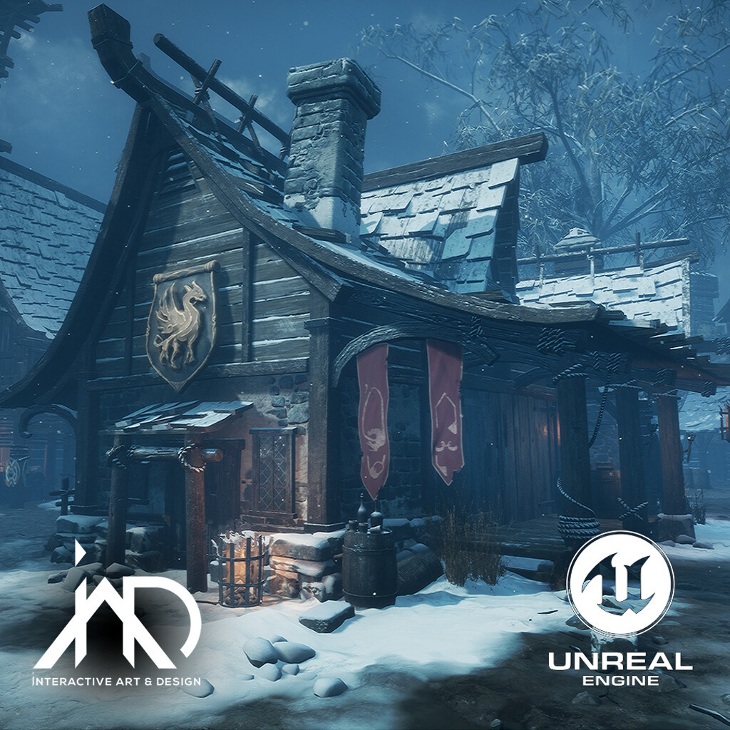 ArtStation - Snowed Inn