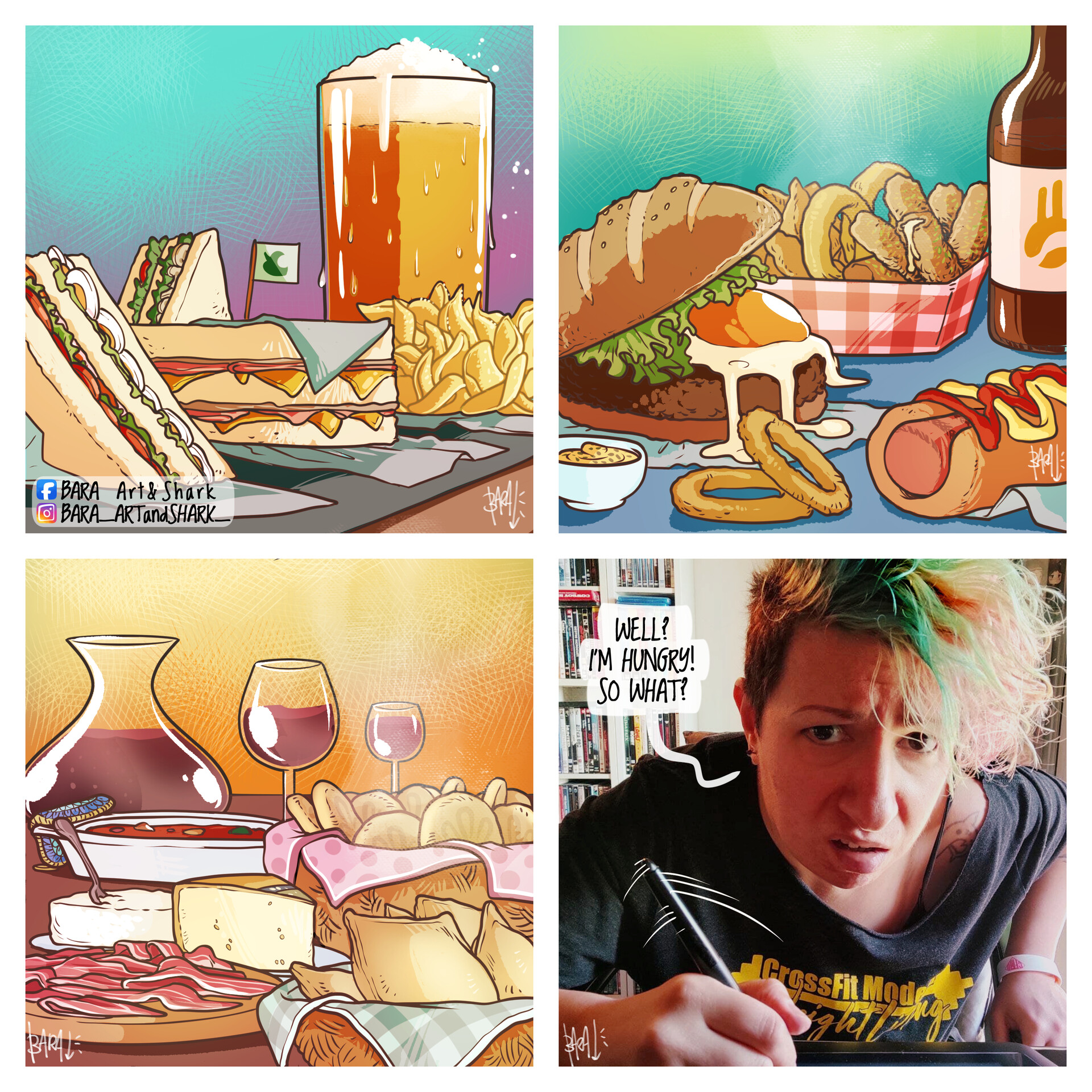 ArtStation - Wednesday's comic I'M FUNGRY