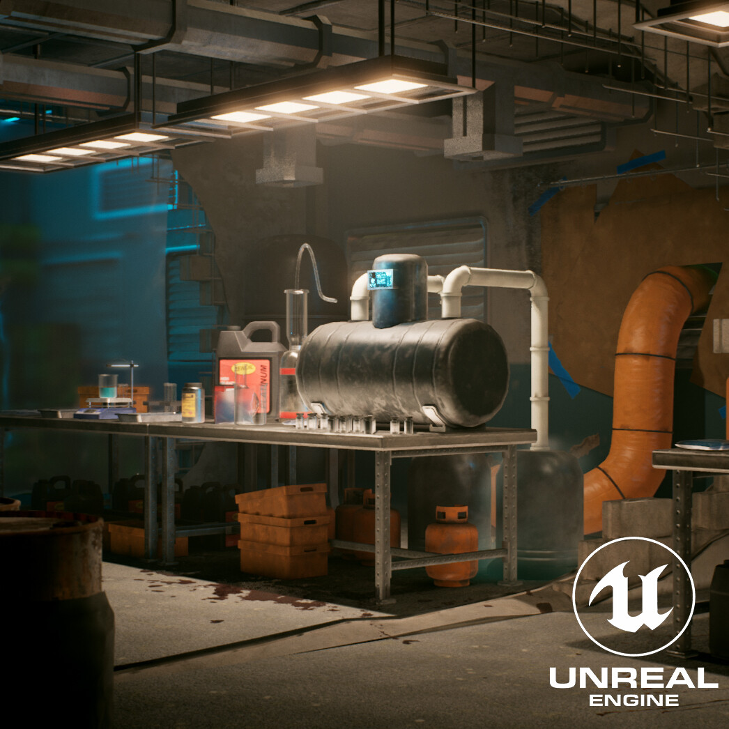 ArtStation - Drug Lab