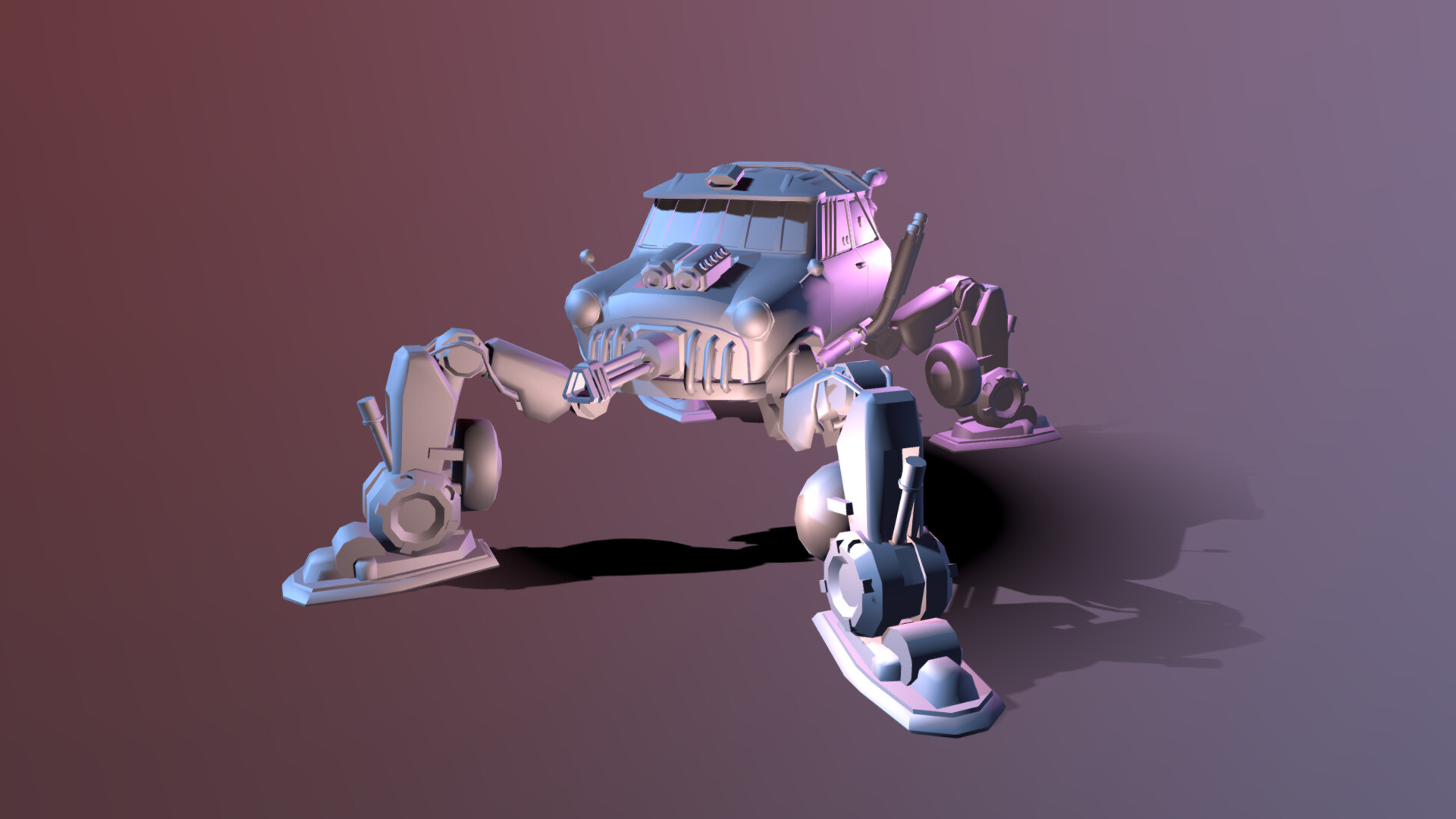 ArtStation - 3D Vehicle Mech