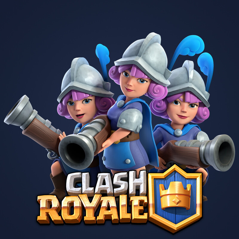 ArtStation - Clash Royale - Three Musketeers