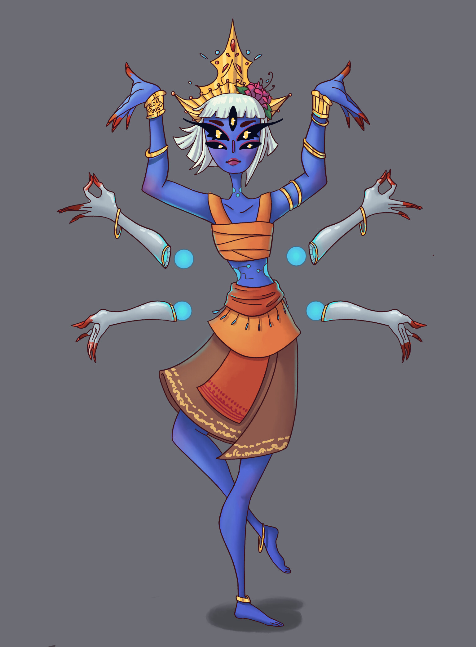 ArtStation - CDC 2021 - February - Alien Thai Dancer