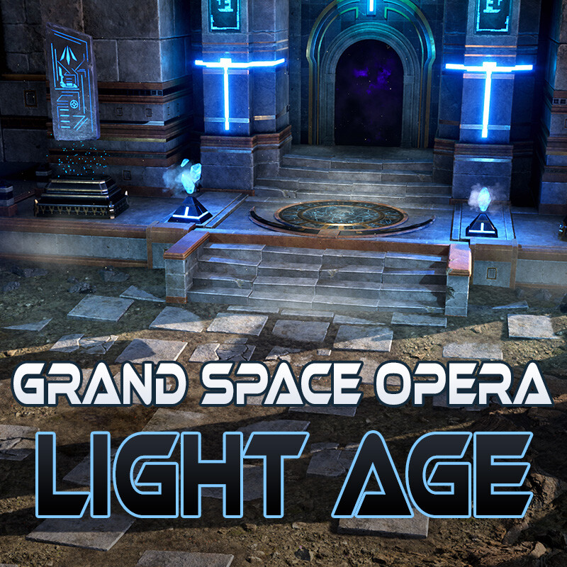 ArtStation - Grand Space Opera: Light Age | Library of the Space Druids