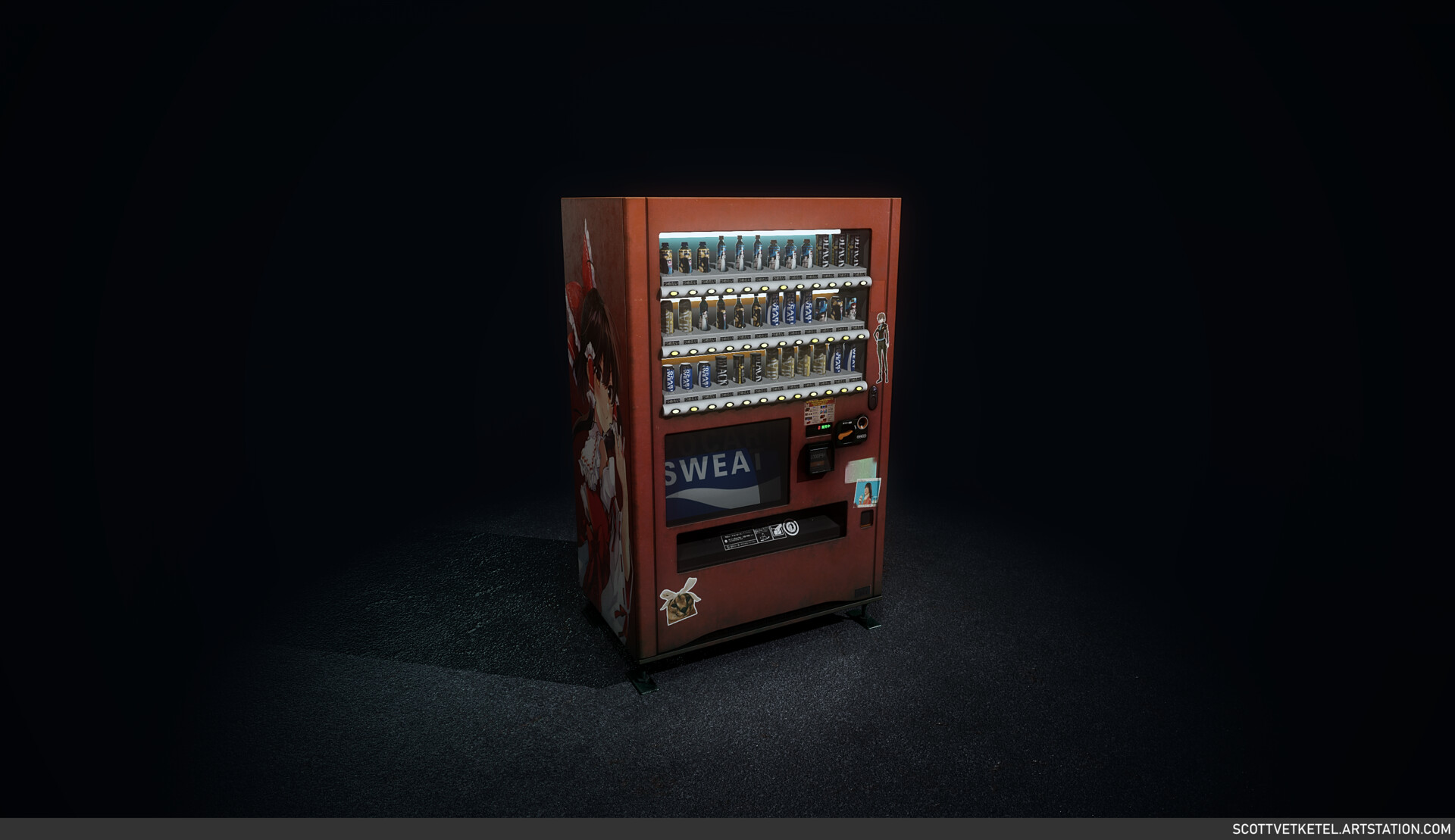 ArtStation - Japanese Vending Machine