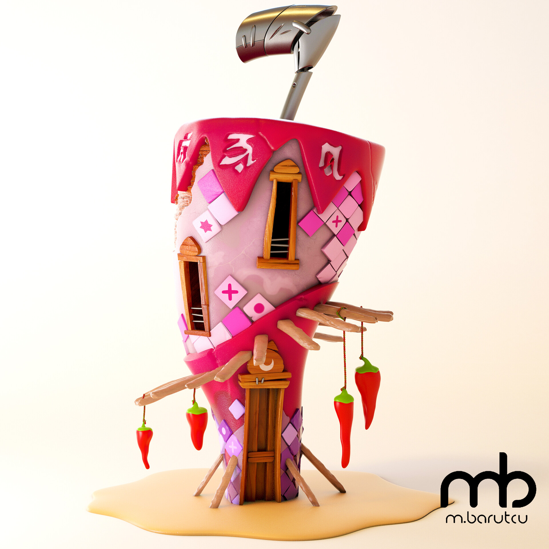 ArtStation - Chilli Pepper House