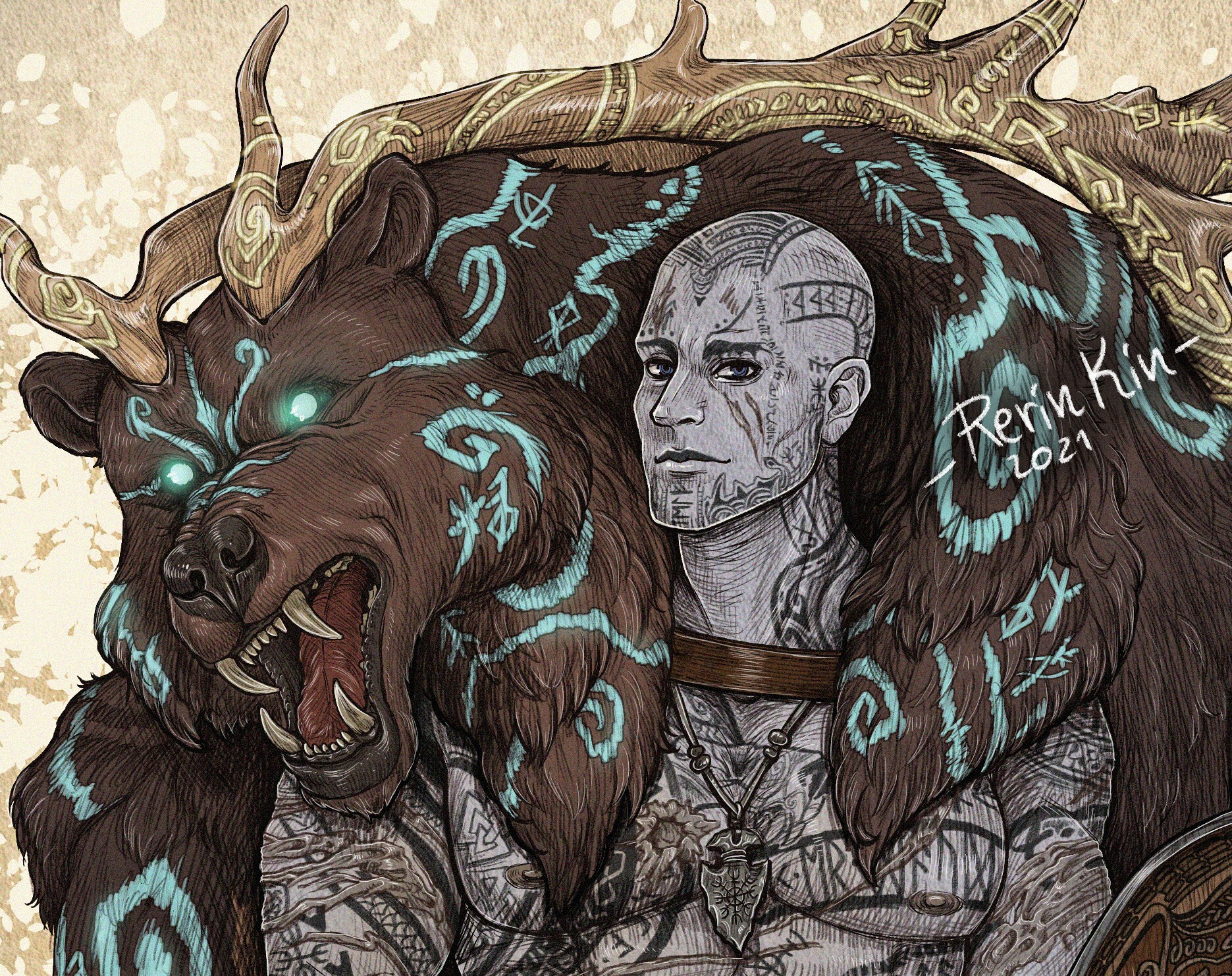 ArtStation - Targal Warrior D&D commission