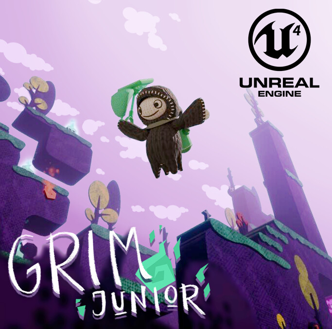 ArtStation - Y1 - Grim Junior - Game in 8 weeks