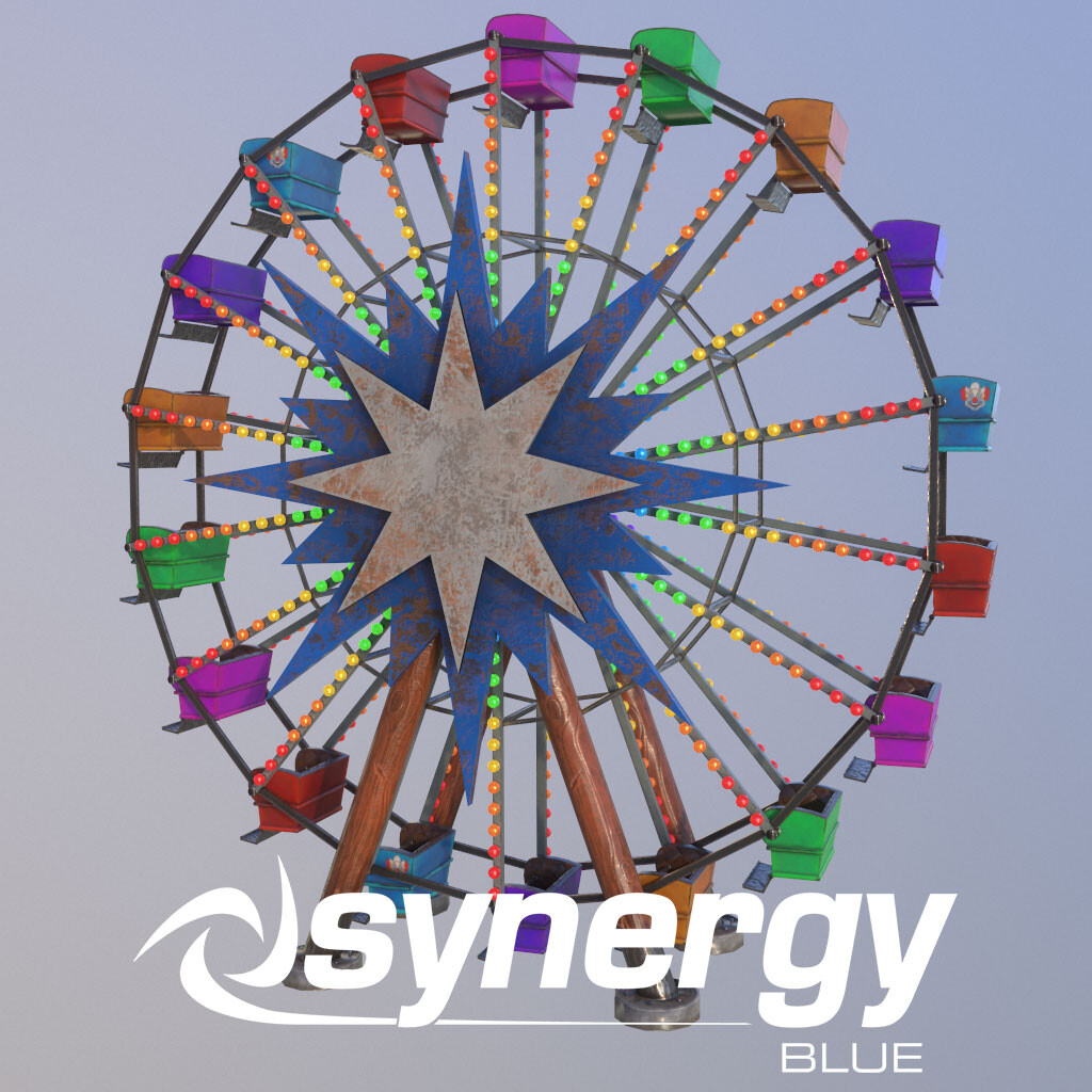 ArtStation - Synergy Blue - Ferris Wheel