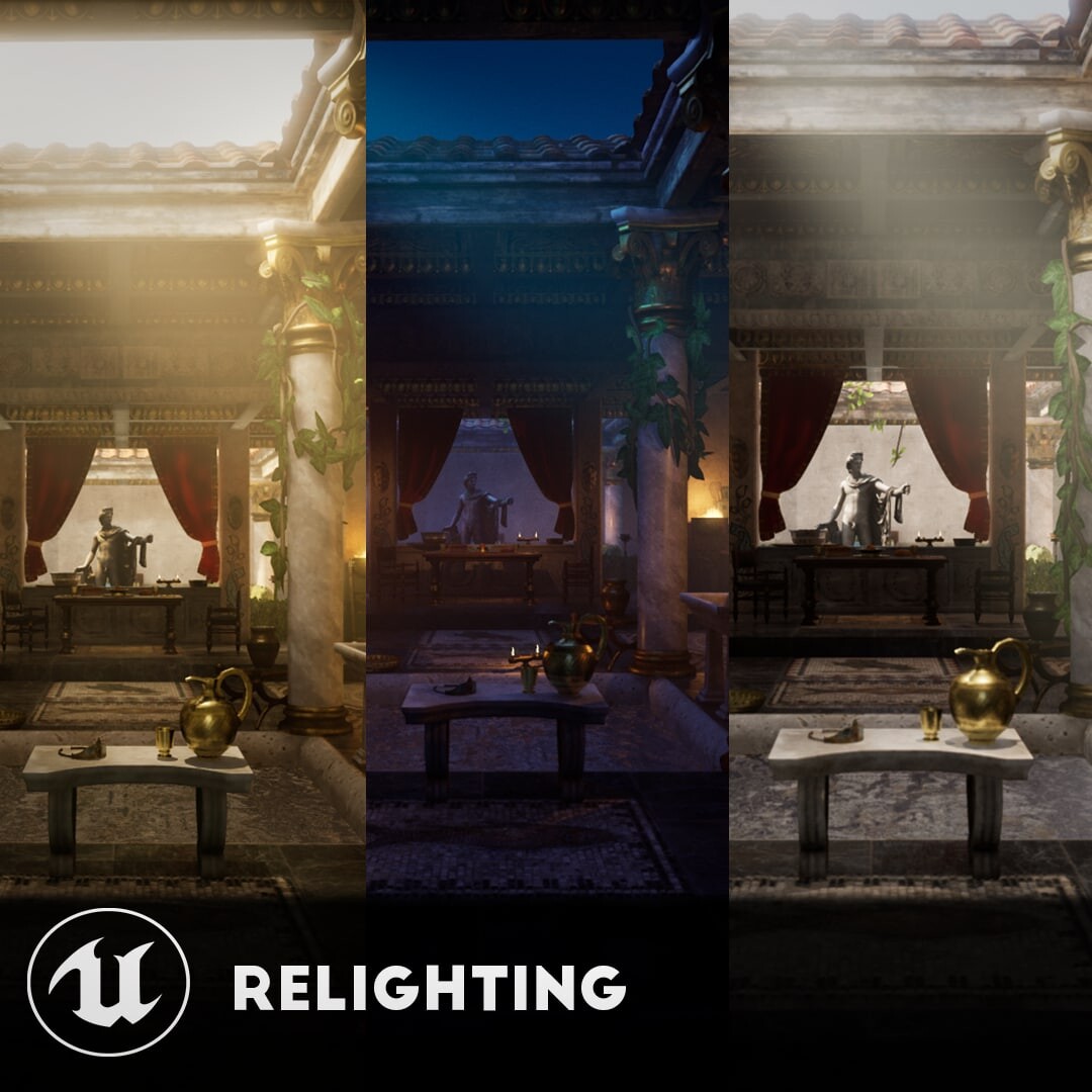 ArtStation - "Rome Re-lighting"