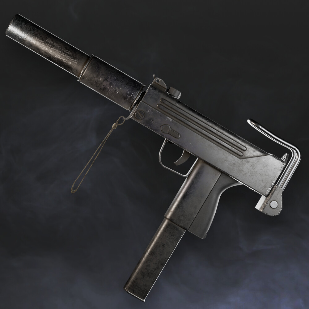 ArtStation - MAC 11 SMG (Game-Ready)