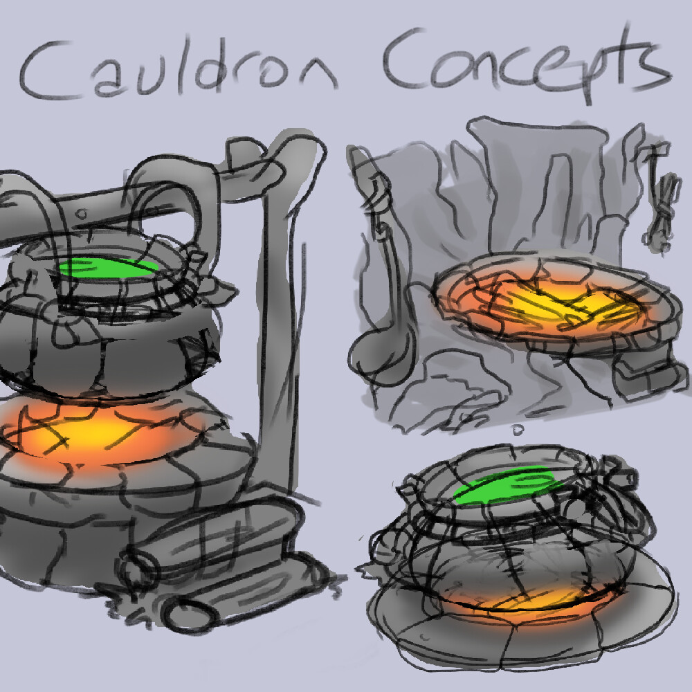 ArtStation - Fantasy Cauldron Concept