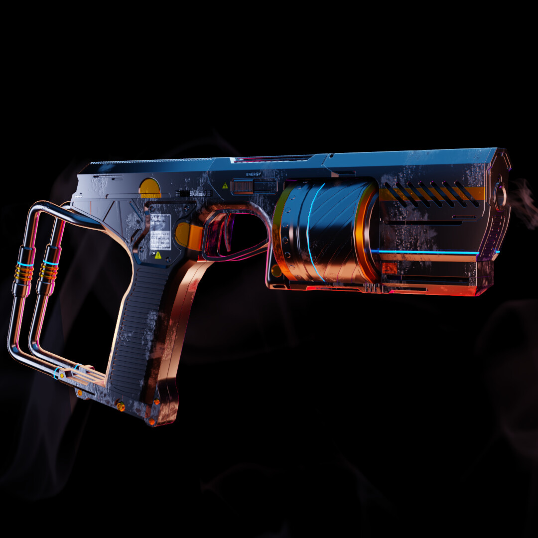 ArtStation - Hard Surface Gun