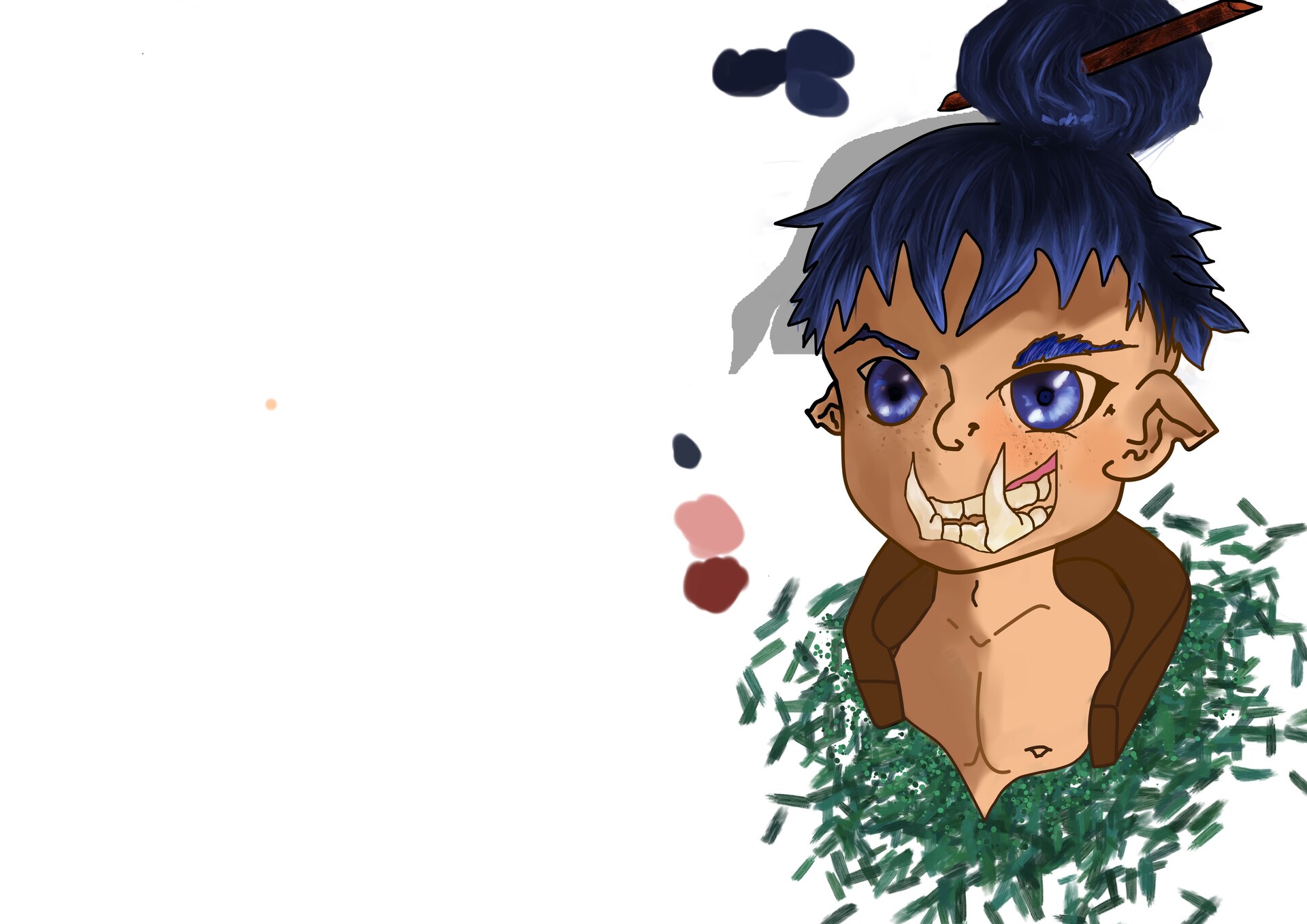 ArtStation - Bidule, the clumsy dragon