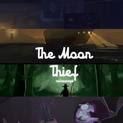 ArtStation - The Moon Thief colorscripts