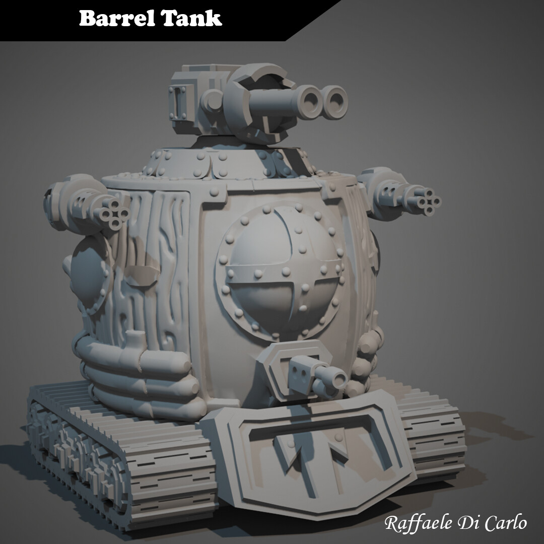 ArtStation - Barrel Tanks