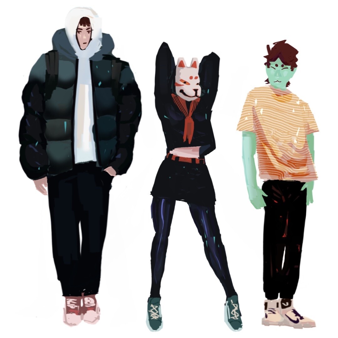 ArtStation - Concept Character sheet practices