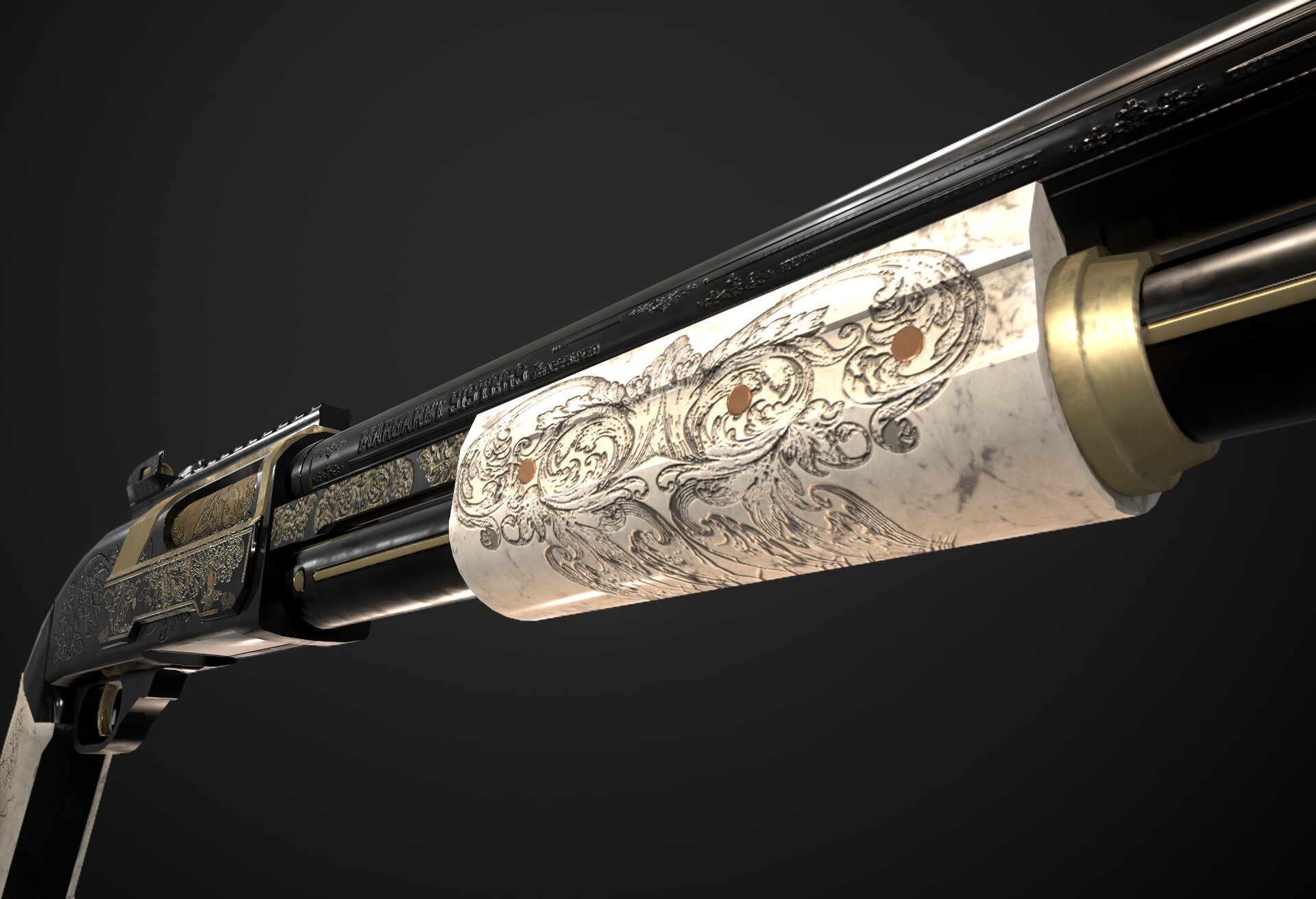 ArtStation - M870: Gambler Blueprint