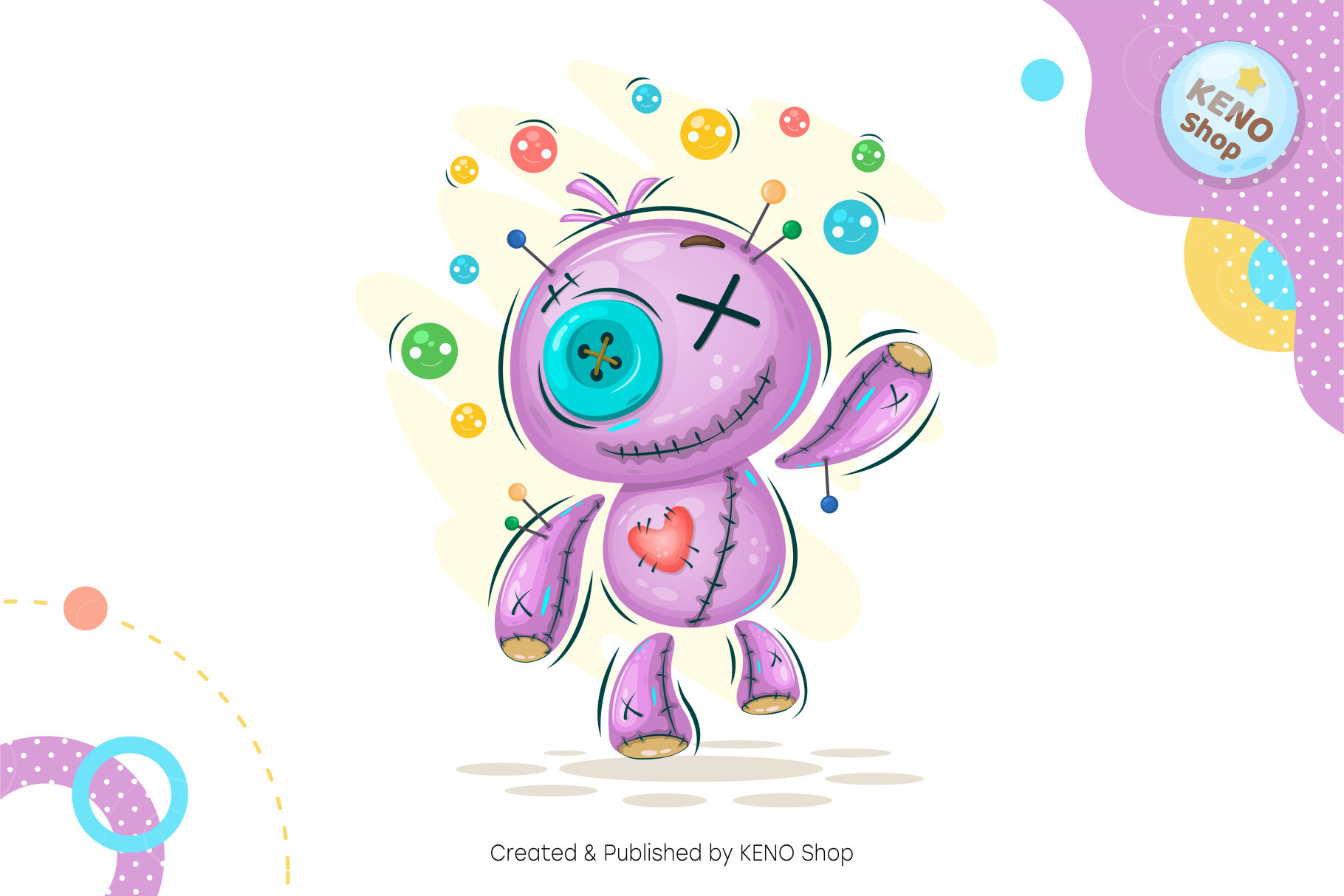 ArtStation - Cartoon voodoo doll