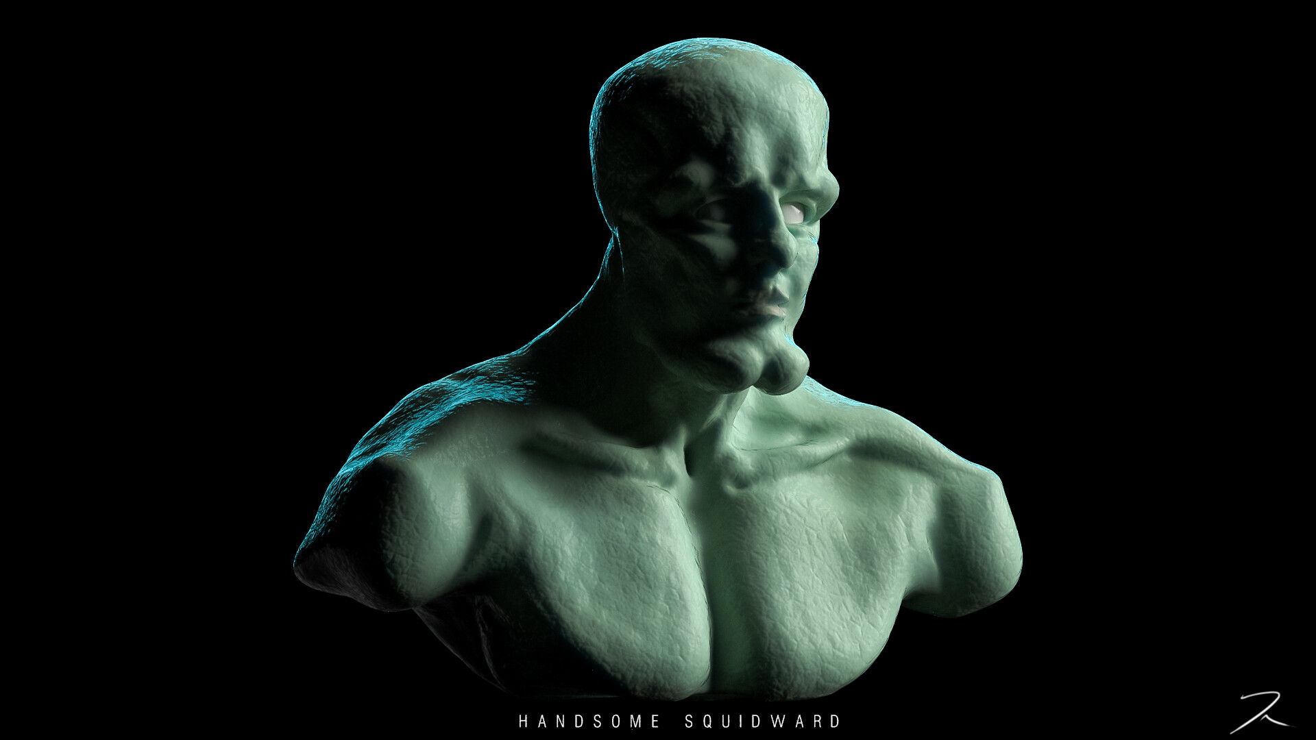 ArtStation - Handsome Squidward - The Practice