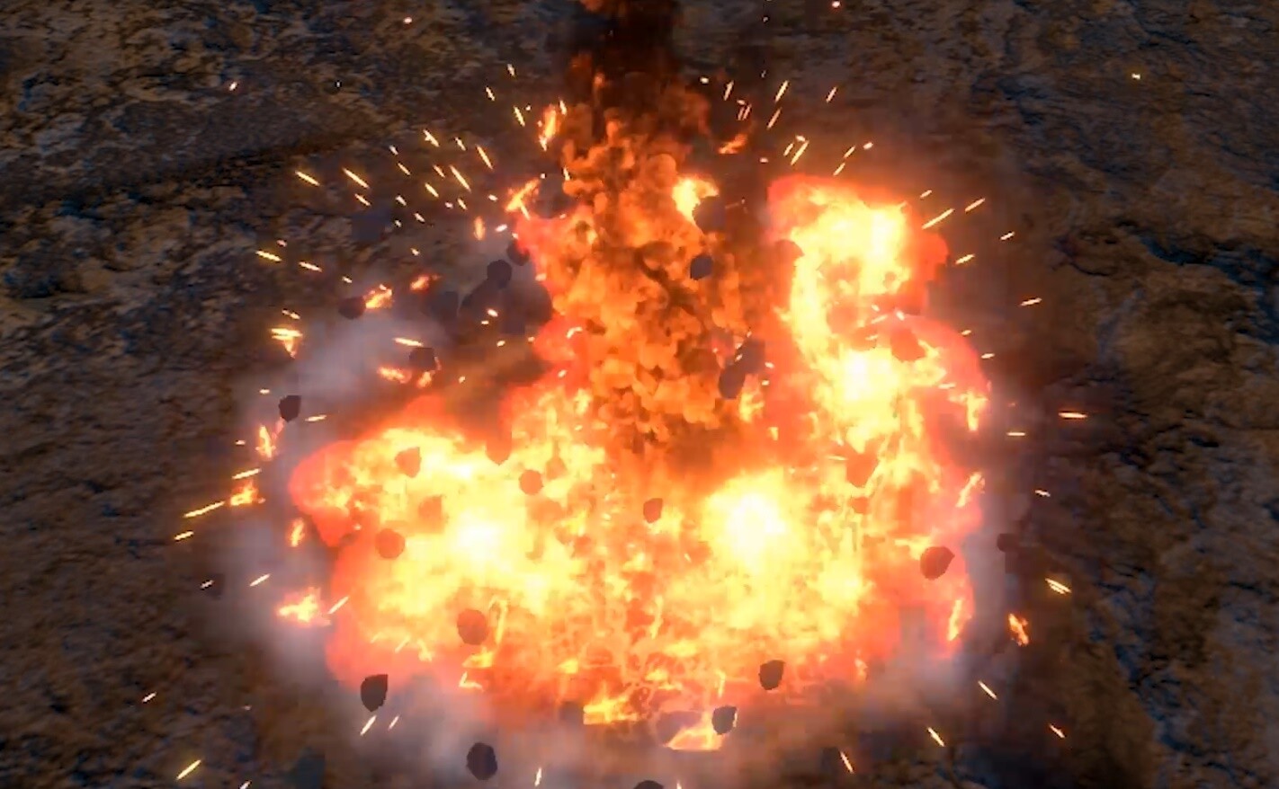 ArtStation - VFX Meteor Strike