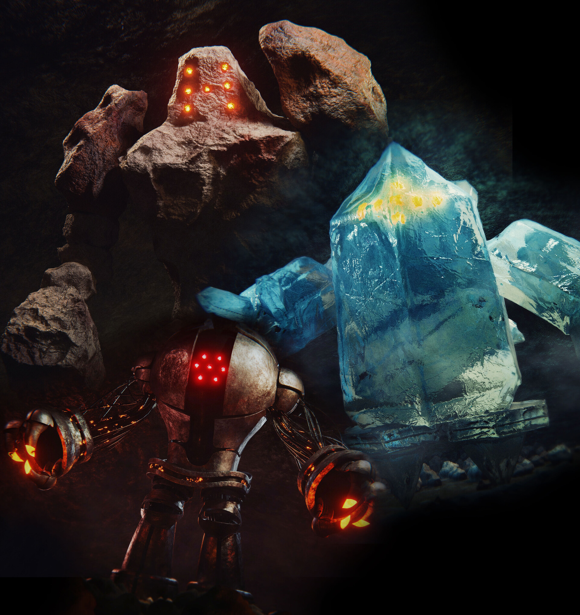 ArtStation - Realistic Regi Trio Series (Pokemon)